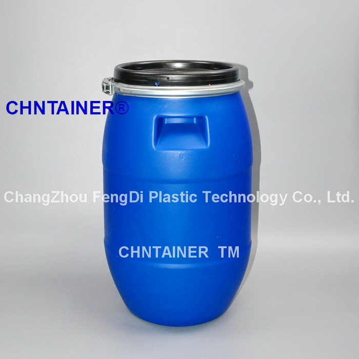 - Buy 30 Litres Open Top Plastic Drum with Metal Clamp Locking Ring ...