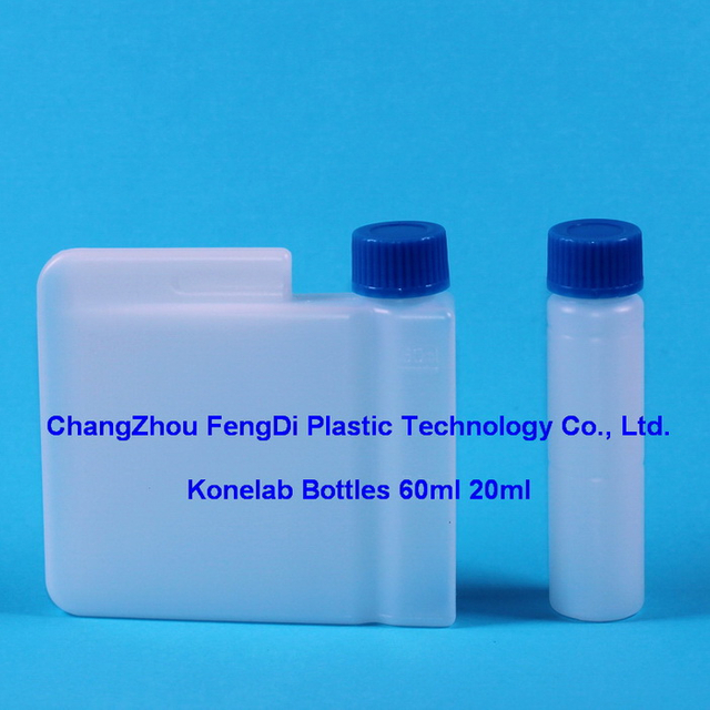 Konelab Biochemistry reagent bottles, Konelab Biochemistry reagent ...